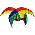 Amazon.com: Rainbow Jester Hat Costume Accessory - One Size, Multicolor ...