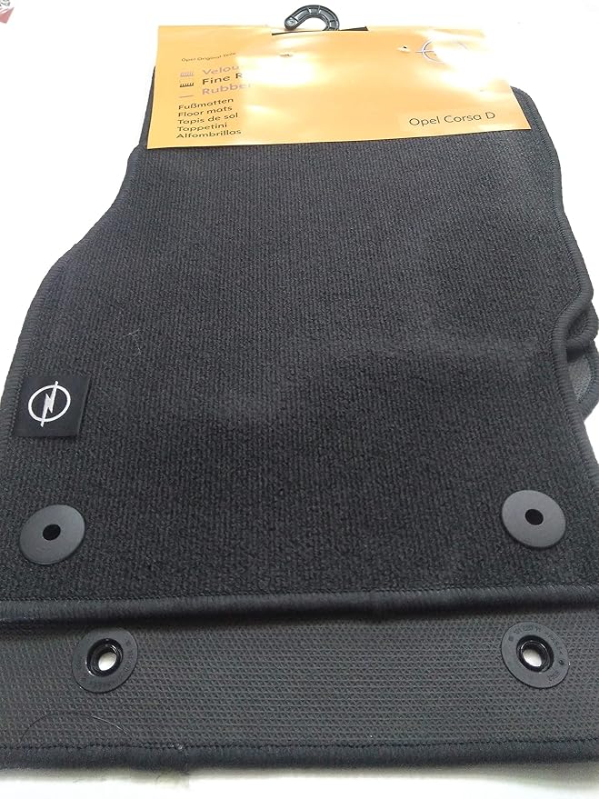 Amazon.fr : Ensemble de 4 tapis de sol d'origine Opel Corsa D 93199426