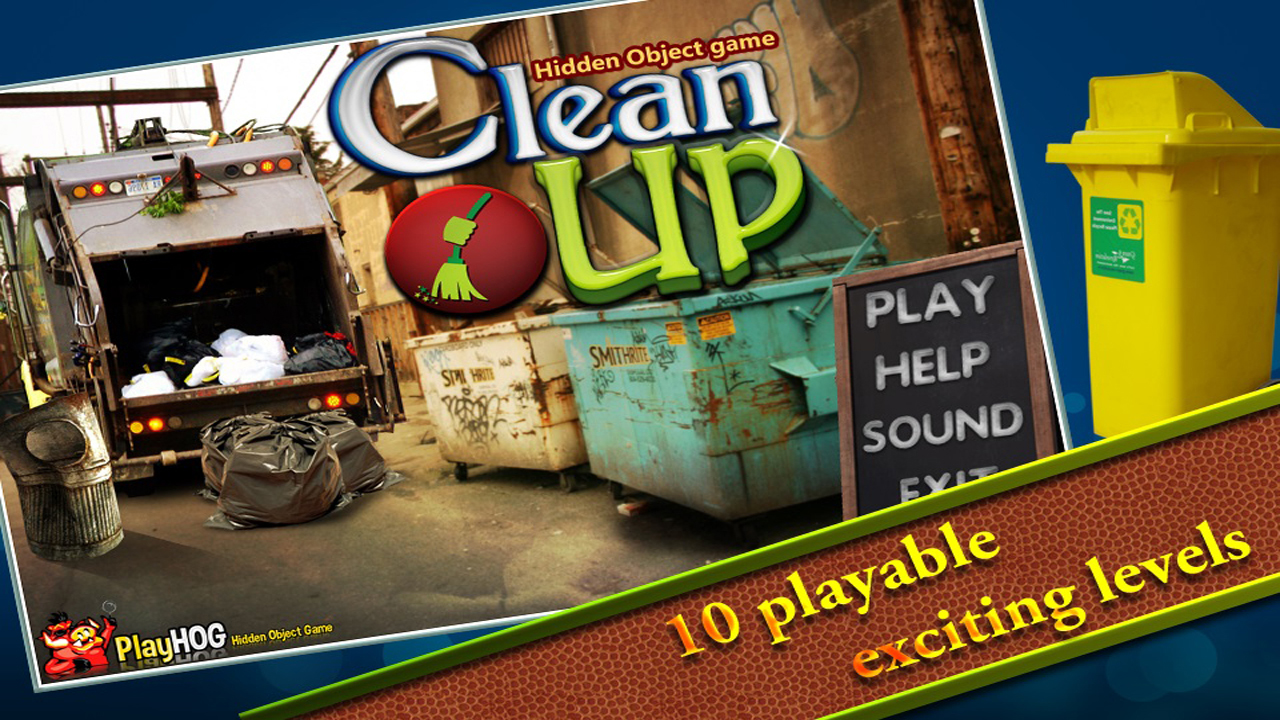 Free Hidden Objects Game - Clean Up - Find 400 new hidden objects in this free hidden object ...