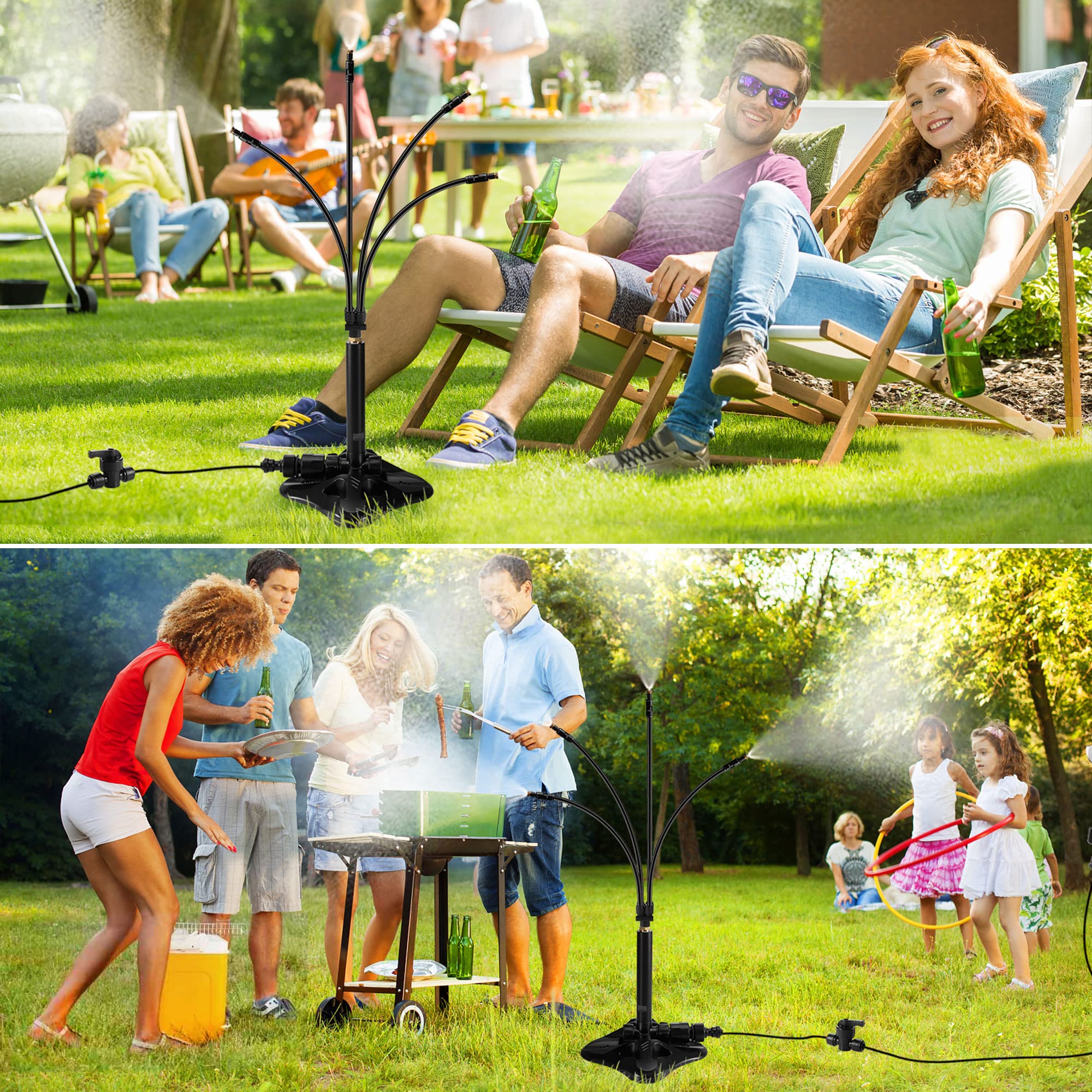 Mua Standing Misters for Outside Patio, 26.5 FT Portable Misting System ...