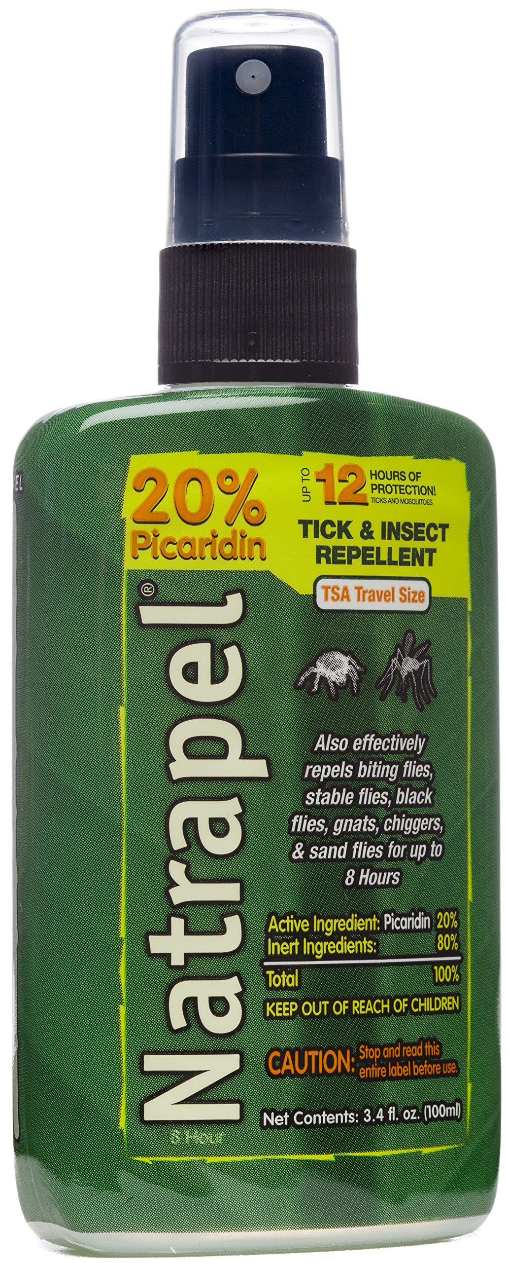 Natrapel Human Repellent Spray Pump - 3.4 oz, 8+ Hours Protection, CDC ...