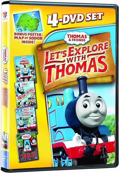 Thomas & Friends: Let's Explore with Thomas DVD 4 Pack: Amazon.ca ...