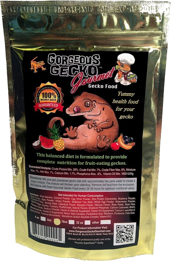 Amazon.com : Gorgeous Gecko Gourmet gecko food 16 oz. package : Pet ...