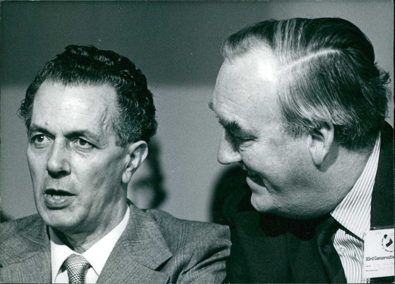 Amazon.com: Vintage photo of A photo of Sir Keith Joseph & William ...