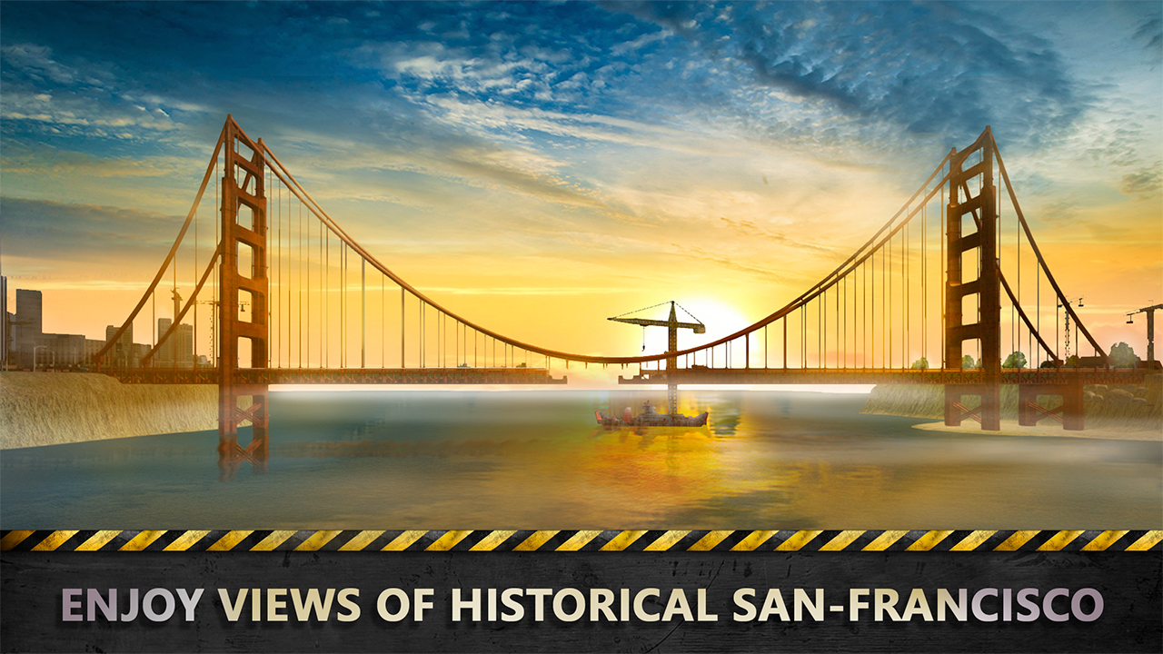 Golden Gate Bridge Builder 3D: City Construction Bridge Building ...