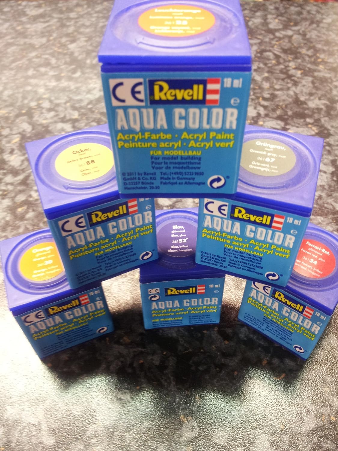 Revell Aqua Colour Acrylic Water Based Model Makers Paints. Select the ...