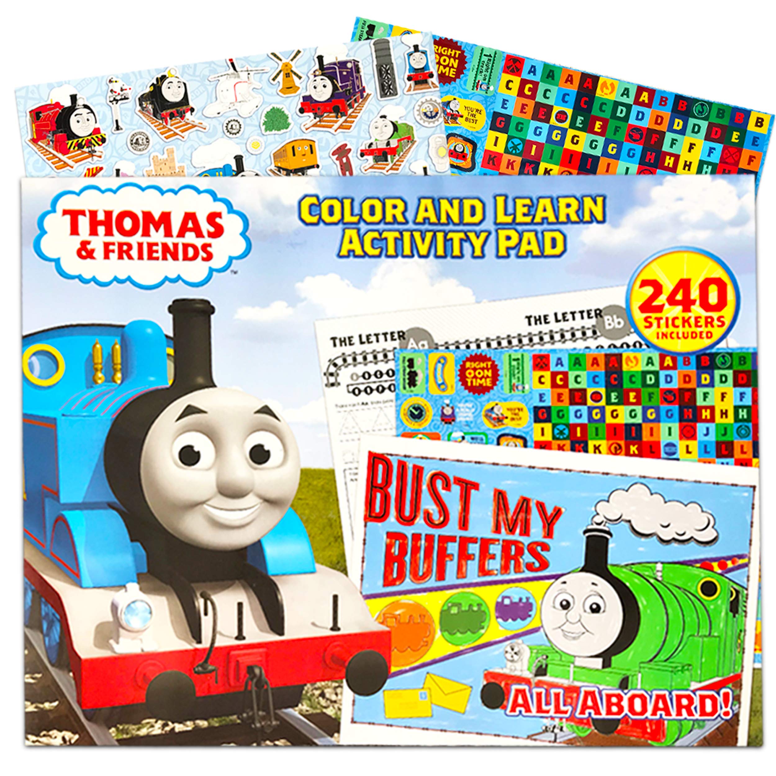Thomas the Train Coloring Book ~ Giant 13 x 16 Coloring and Learning ...