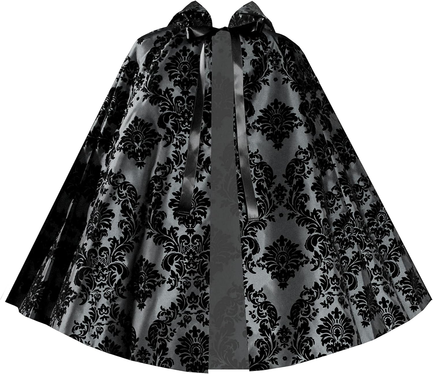 Victorian Historical Steampunk Gothic Renaissance Short Capelet Black ...