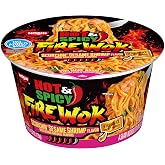 Amazon.com: Nissin Hot & Spicy Fire Wok, Molten Chili Chicken, 4.37 ...