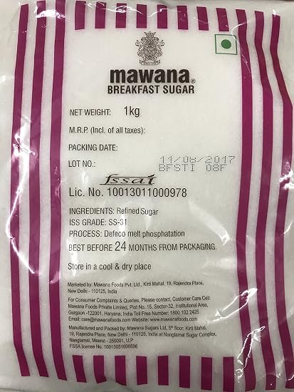 MAWANA Breakfast Sugar, 1kg: Amazon.in: Grocery & Gourmet Foods