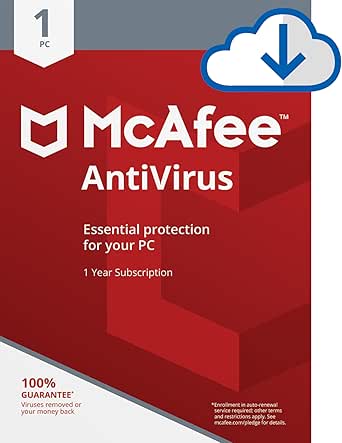 Amazon.com: McAfee 2018 AntiVirus 1 PC [Online Code]: Software