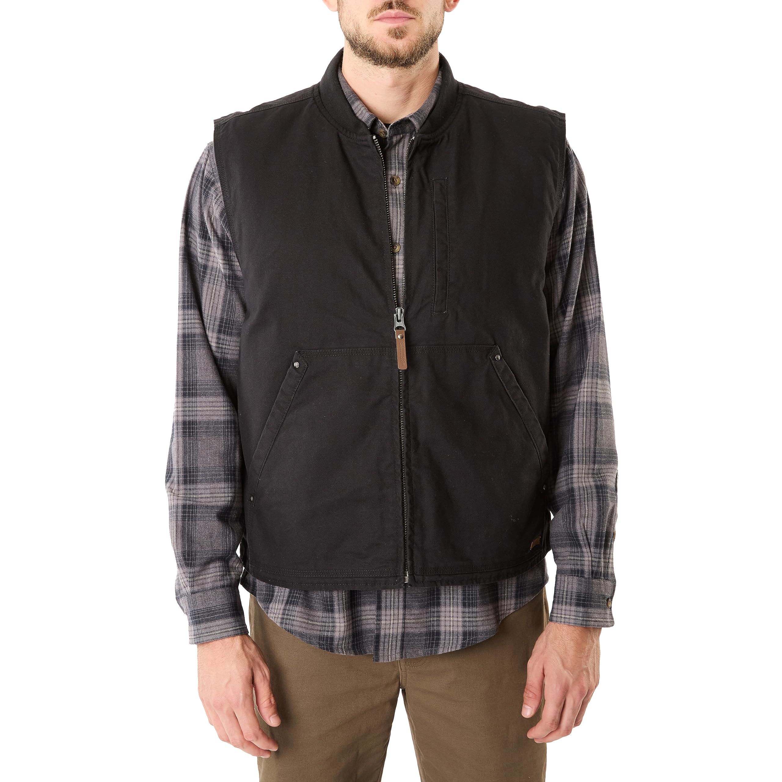 Smith's Workwear Sherpa-Lined Duck Vest