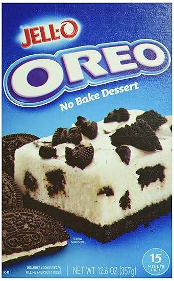 Amazon.com: JELL-O Oreo No Bake Gelatin Dessert Mix (12.6 Box): Prime ...