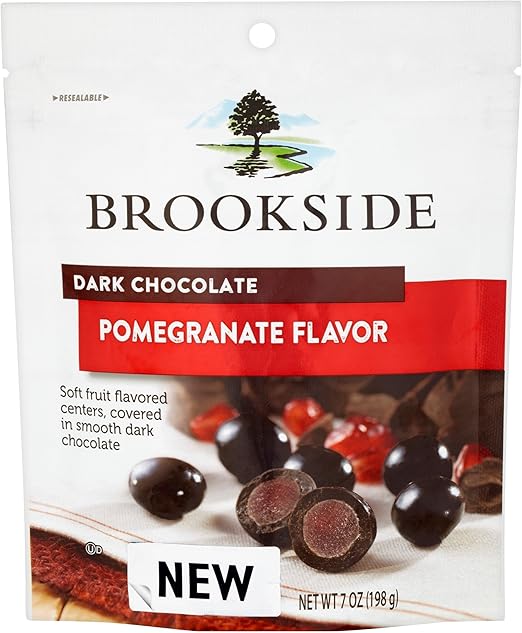Brookside Dark Chocolate Pomegranate Flavour, 198 g: Amazon.co.uk ...
