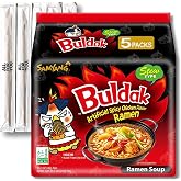 Amazon.com: Buldak Ramen Noodles - Carbonara Flavor - Cup 6 Pack ...
