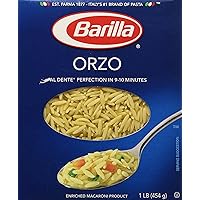 Amazon.com : Barilla Orzo Pasta 16 oz. (Pack of 2) : Grocery & Gourmet Food