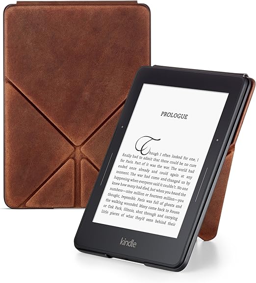 Amazon Limited Edition Kindle Voyage Premium Leather Origami Case ...
