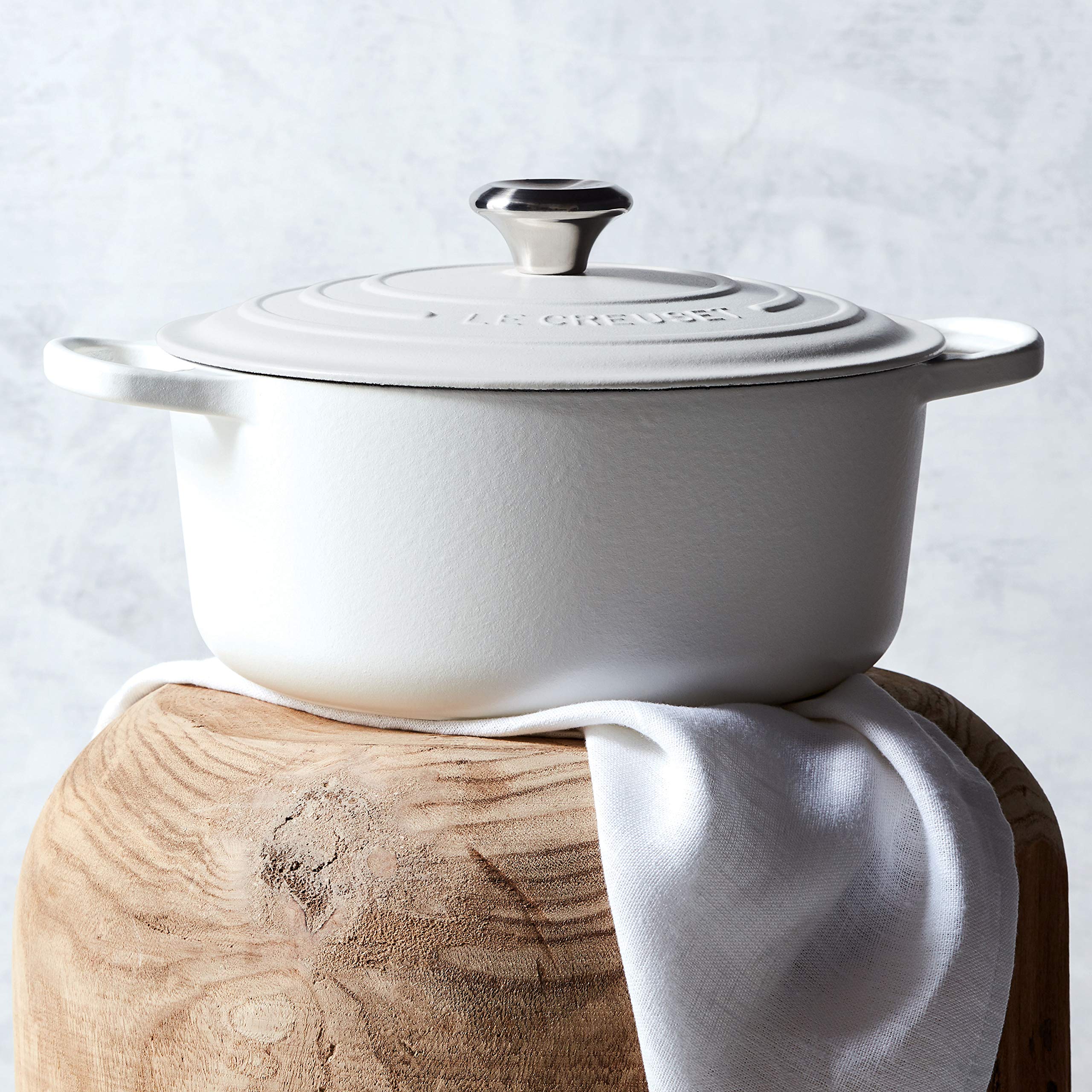Mua Le Creuset Signature Cast Iron Cookware Set - 9 Piece (White) trên ...