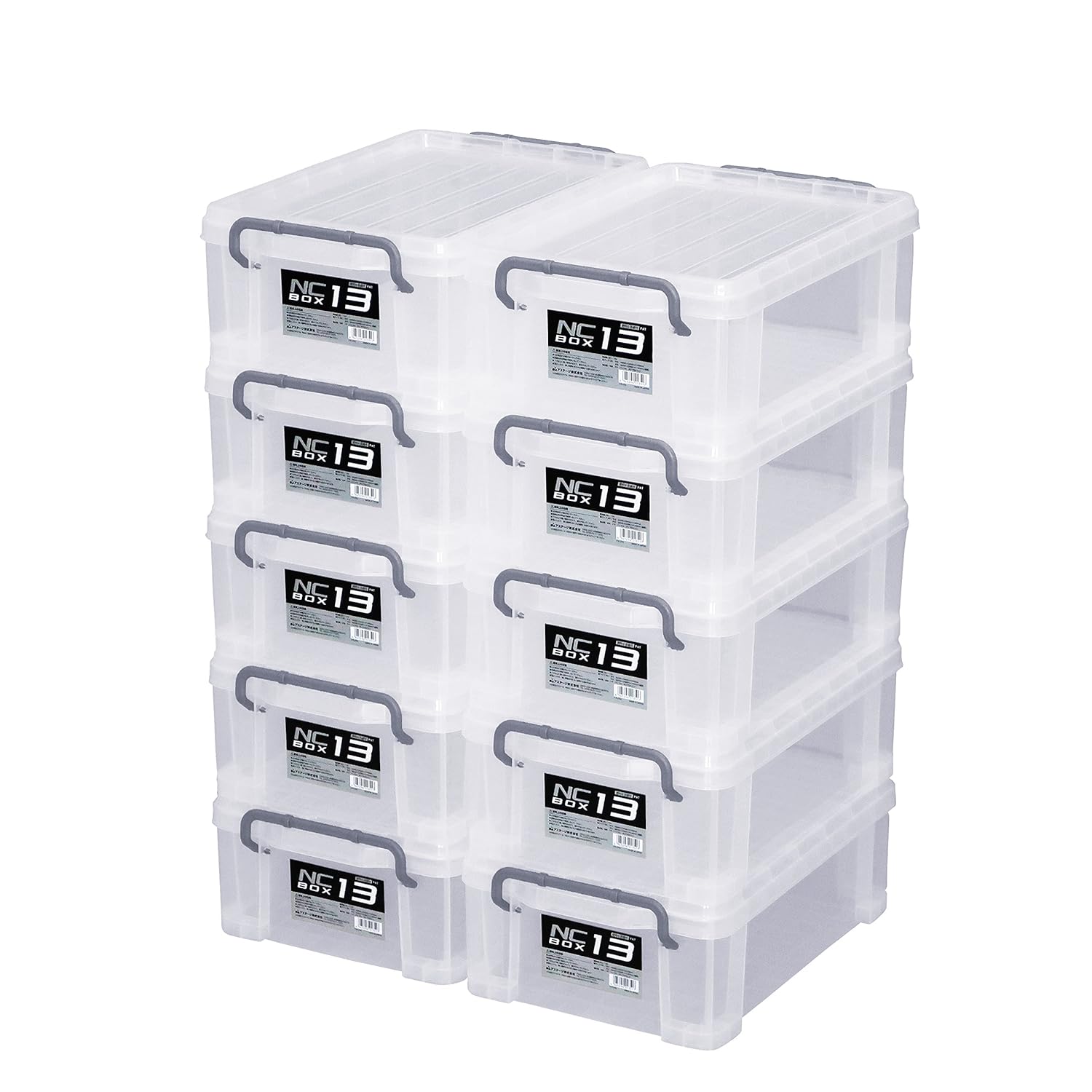 Amazon | Astage(アステージ) 収納ボックス NCボックス #13 ナチュラル 奥行44.3×高さ15.9×幅29.5cm 10 ...