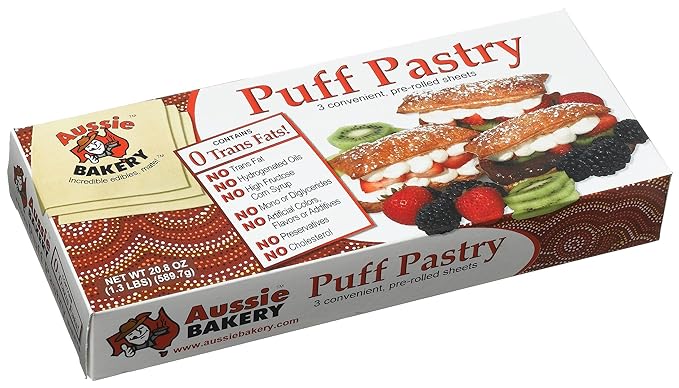 Aussie Bakery, Frozen, Pastry Puff, 17.3 Ounce: Amazon.com: Grocery ...