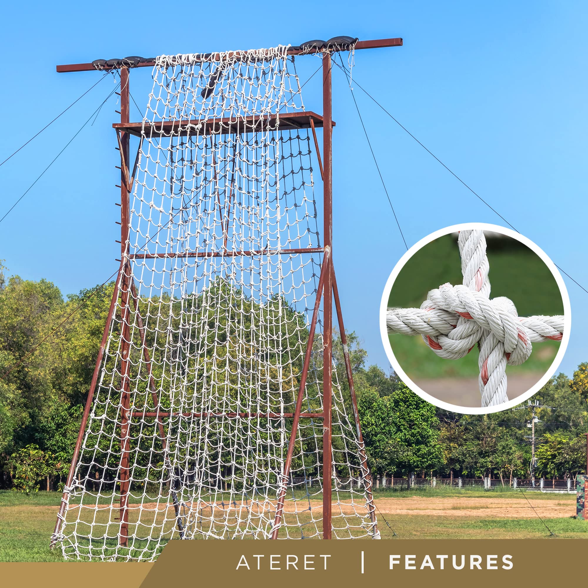 ATERET 1/2 Inch By 600 Feet Twisted Poly Dacron Rope I 3-Strand W ...