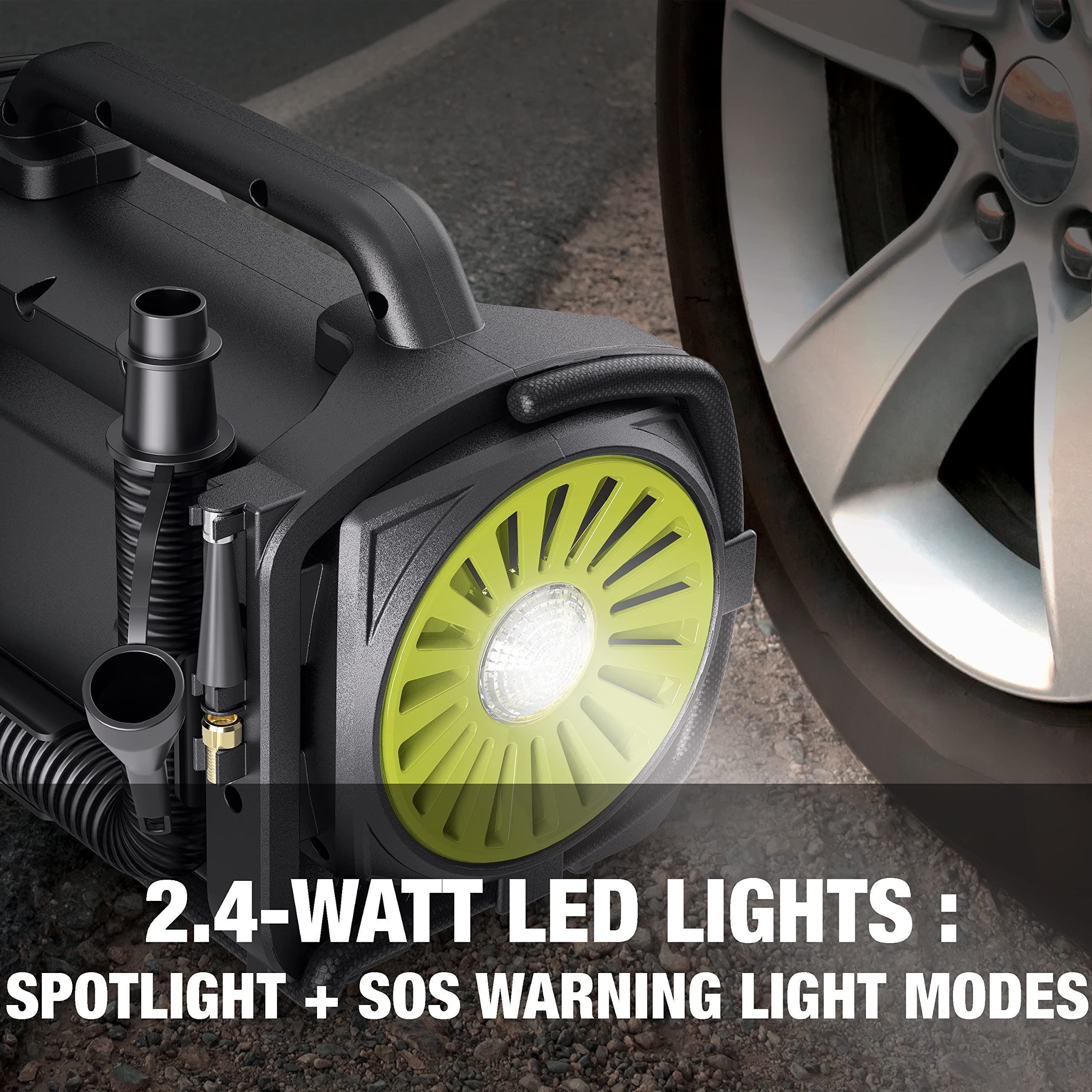 Mua ATJ-AIR1-HYB Hybrid 12-Volt/120-Volt AC High Volume Tire Inflator ...