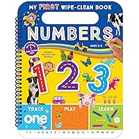 Amazon.com: My First Wipe-Clean Book: Numbers-Teacher-Approved Activities to Help Kids Trace ...