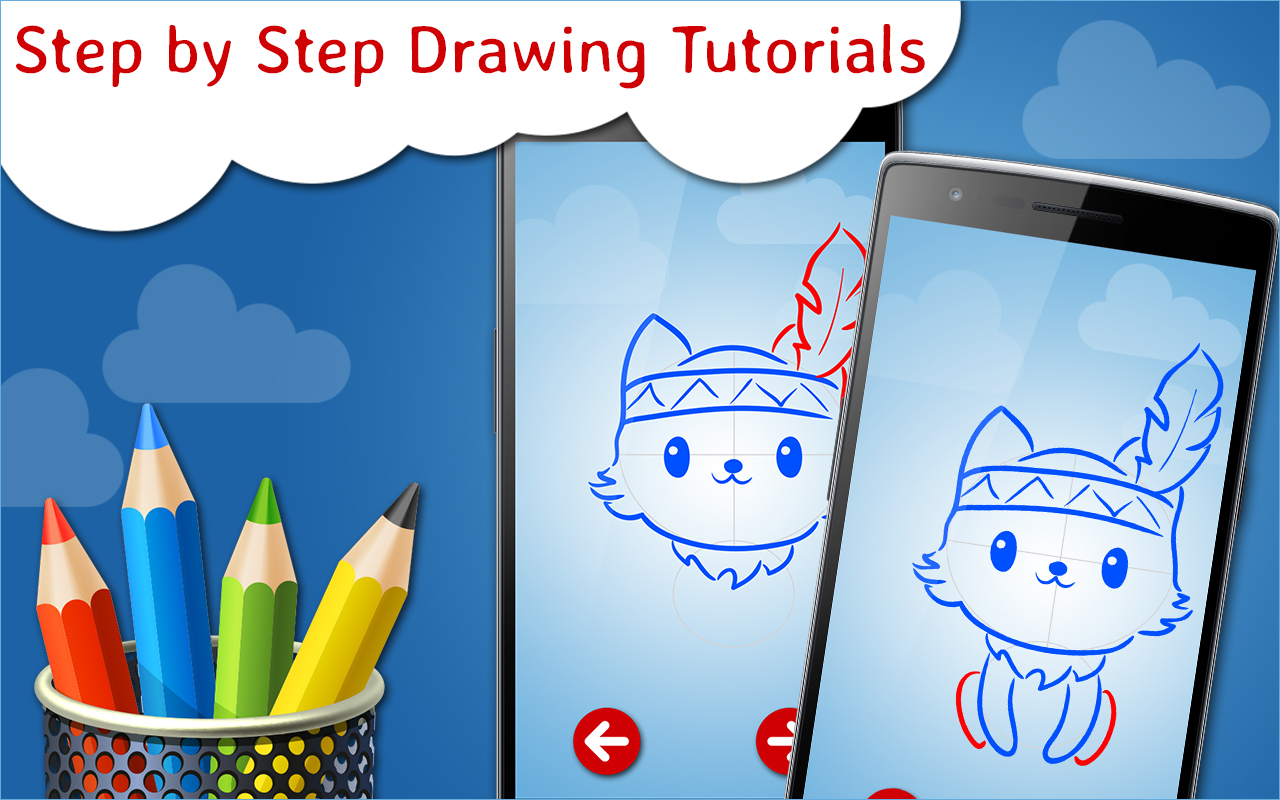 How to Draw Kawaii step by step Drawing App:Amazon.co.uk:Appstore for ...