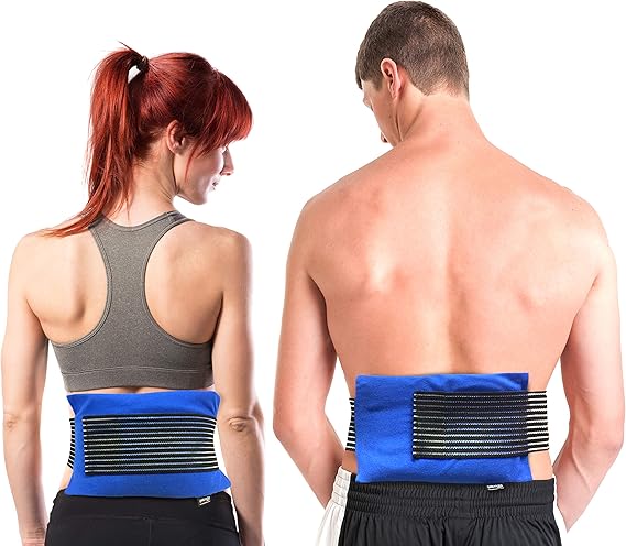 GelpacksDirect Heat Pack Wrap for Back Pain Relief - Hot Cold Lower ...