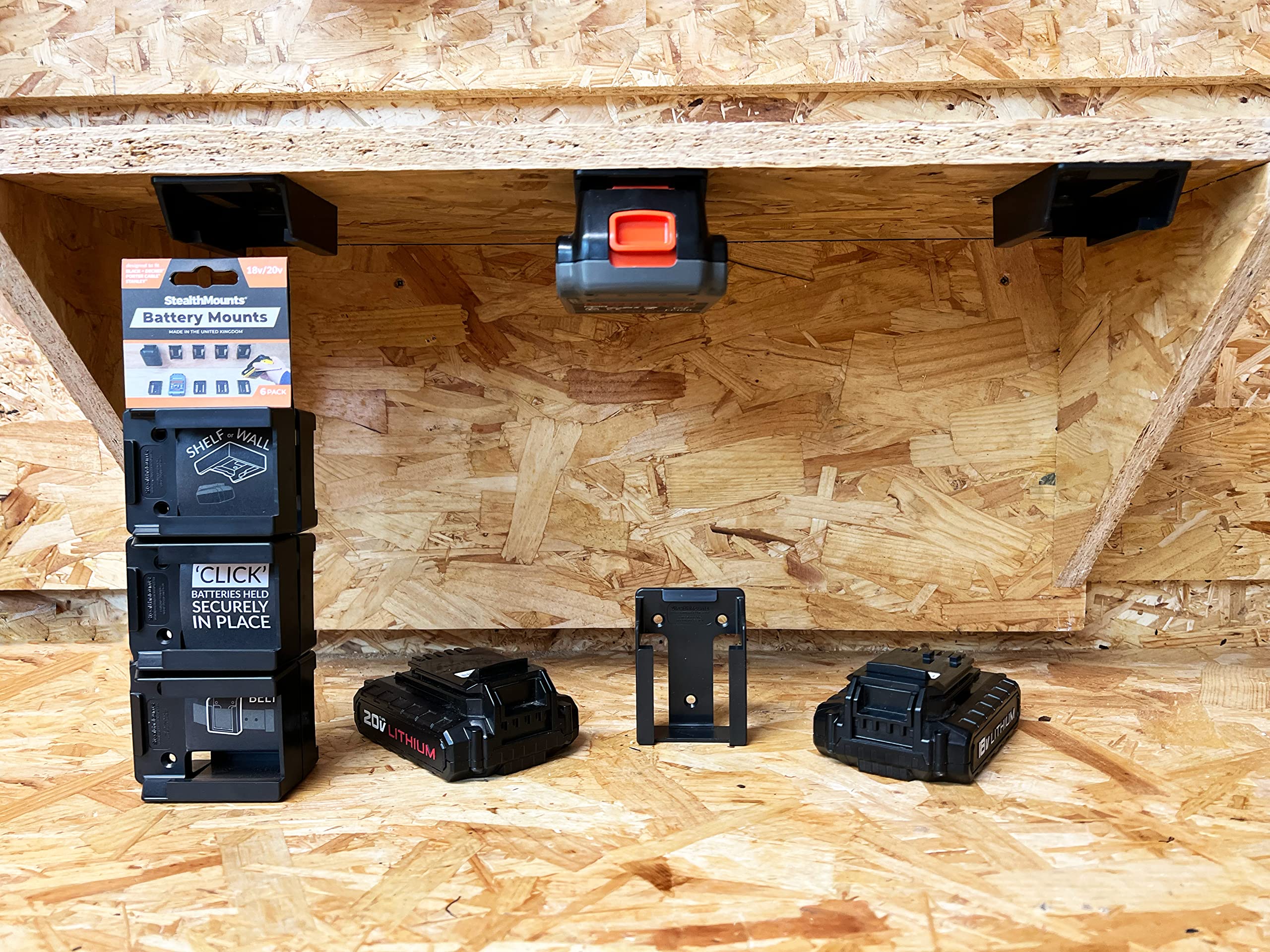 Mua StealthMounts Battery Holder Compatible with Black & Decker 20V and ...