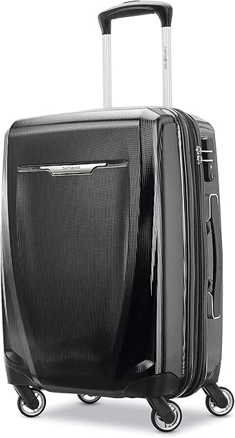 Samsonite Winfield 3 DLX Hardside Carry On Luggage with Double Spinner ...