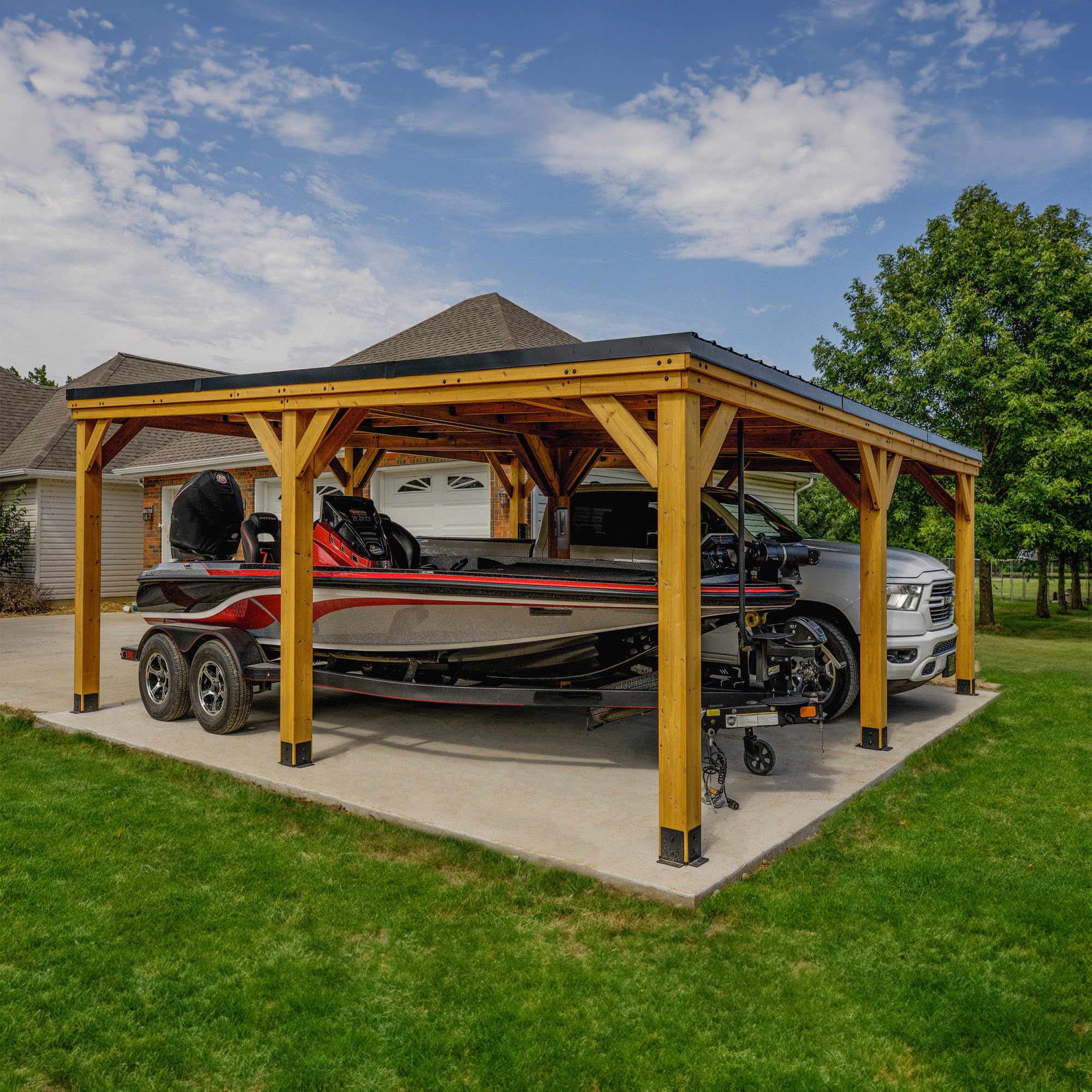 Mua Backyard Discovery Kingsport 20 ft. x 20 ft. All Cedar Wooden ...