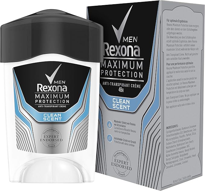 Rexona Desodorante Antitranspirante Maximum Protection Clean Scent 45ml ...