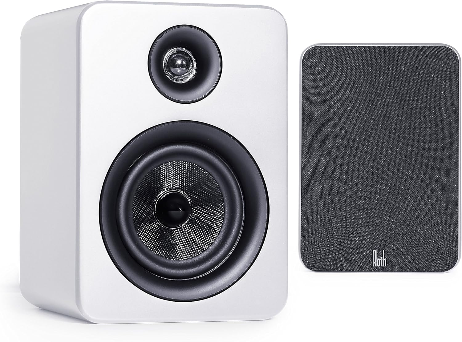 Roth Audio OLI RA1 2 Way Pair Of Bookshelf Design Speakers - White ...