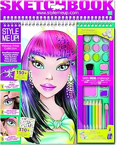 Amazon.com: Style Me Up! Make-Up Sketchbook: Toys & Games