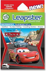 Amazon.com: LeapFrog Leapster Learning Game: Disney Pixar Cars 2 : Toys ...