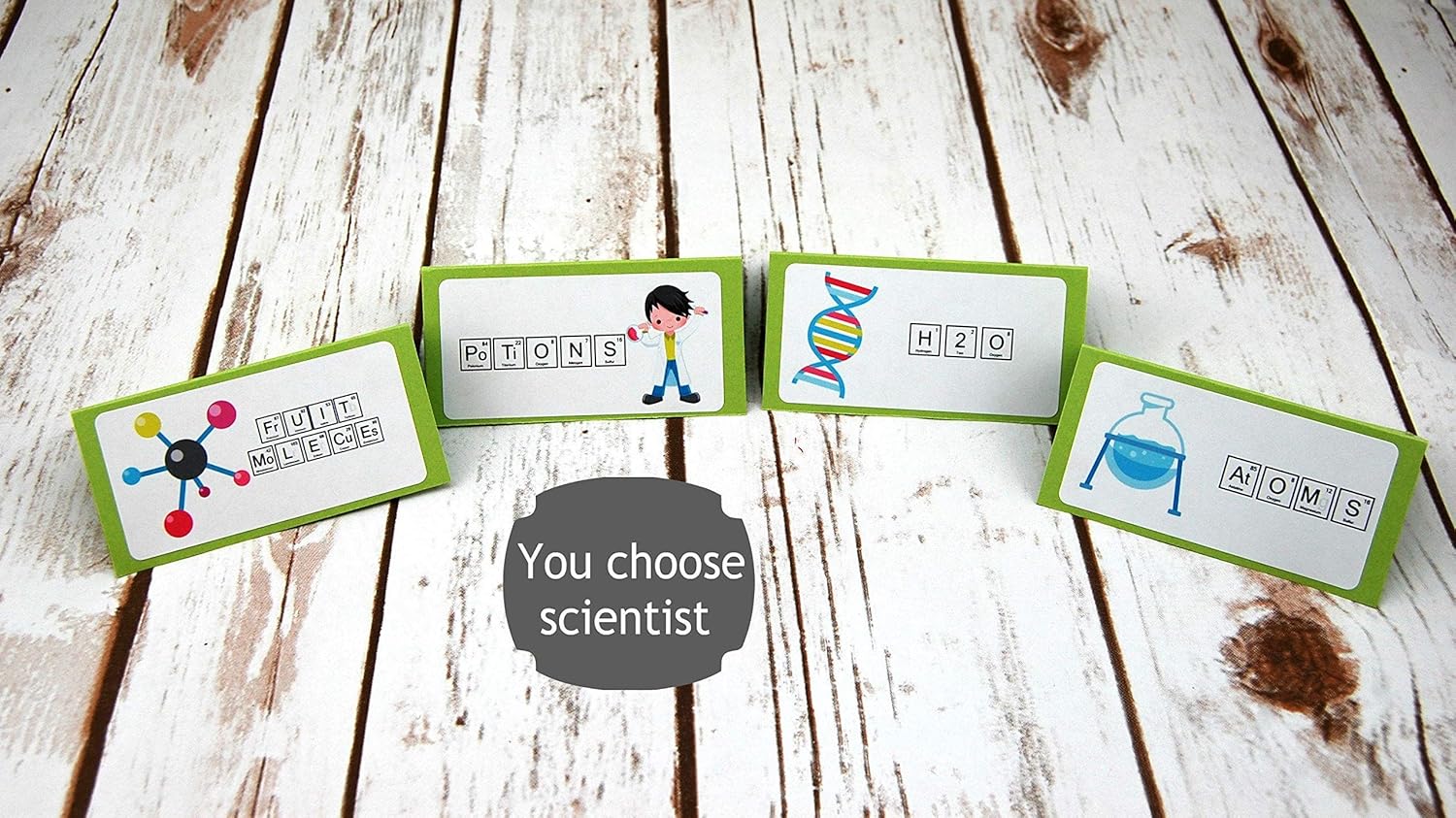 Amazon.com: 10 Science Party Name Tags, Mad Scientist Birthday Buffet ...