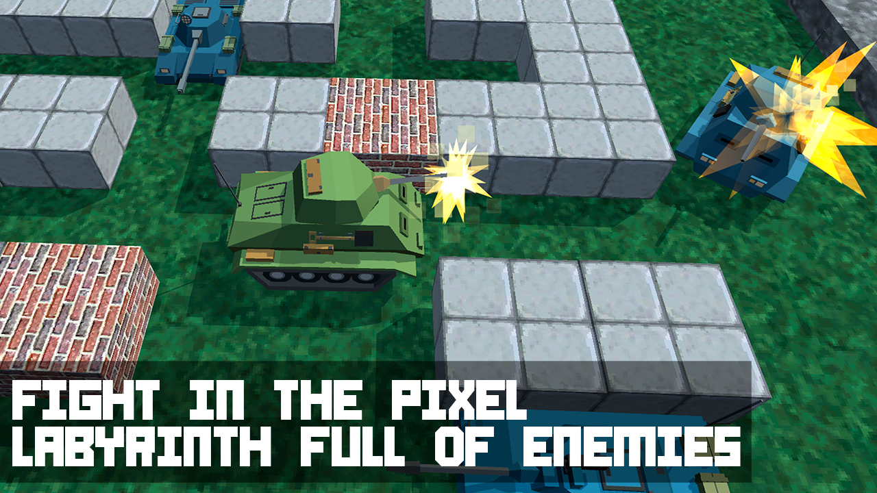 Cube Tank Battle Destroyer: Old School Games | Classic Arcade Games ...