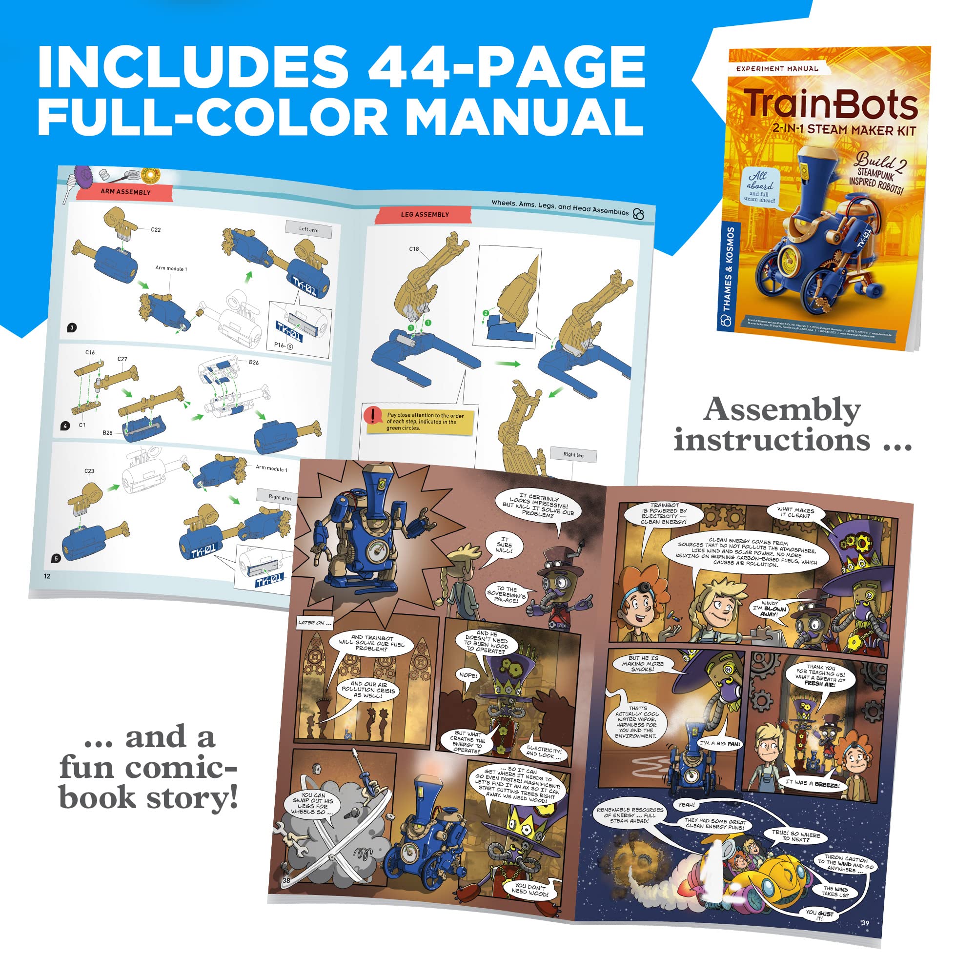 Mua Thames & Kosmos Thames & Kosmos TrainBots: 2-in-1 STEAM Maker Kit ...