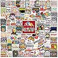 Amazon.com: 117Pcs Bingo Stickers Pack, Cute Cartoon Aesthetic Vinyl ...