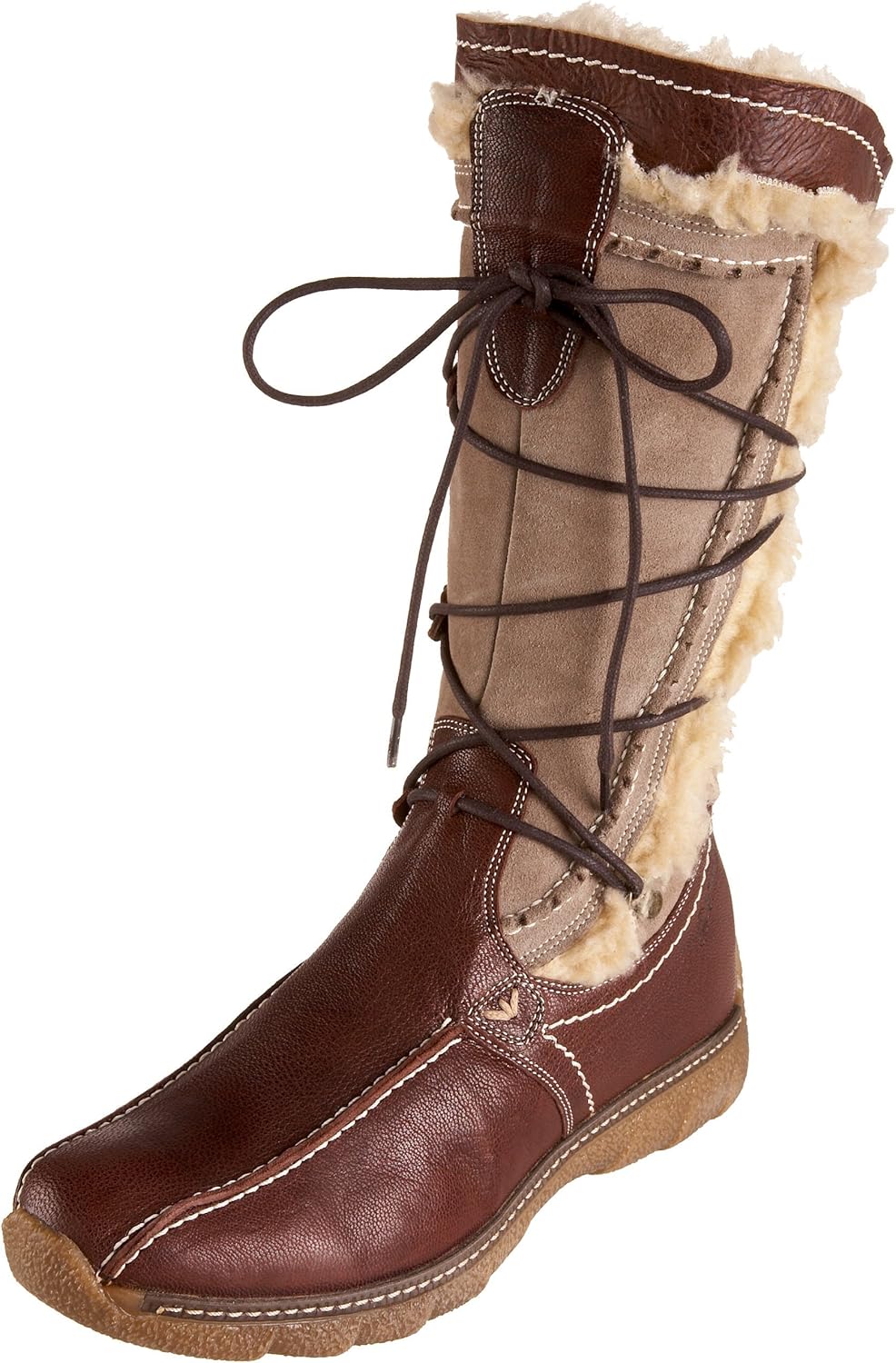 Amazon.com | COSMOSIS Women's Alaska Boot, Brown, 6 M US | Mid-Calf