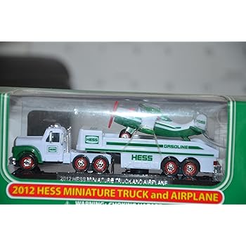 Amazon.com: 2012 Hess Miniature Truck and Airplane: Toys & Games