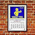 Amazon.com: Fallout Vault-Tec CALENDAR Original Art Print 11x17 : Home ...