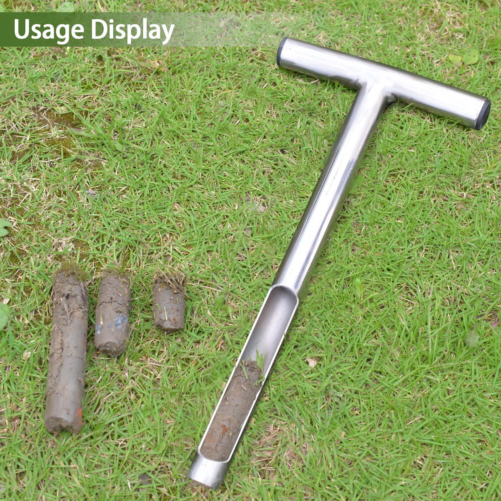 Soil Probe 12 Inch With 2 Bags, Soil Sample Probe For Lawn House Plants ...