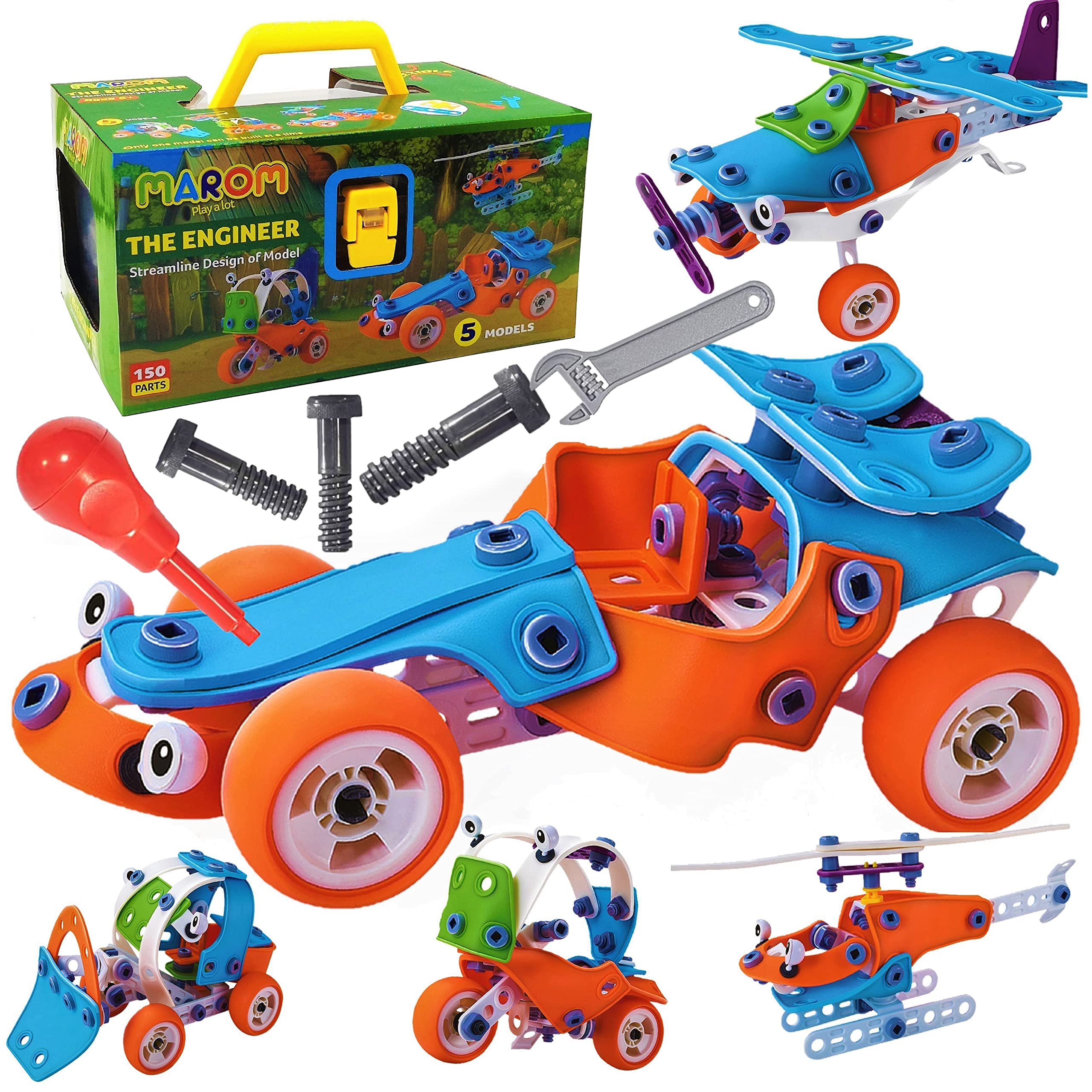 Stem Toys for Kids Age 8-12 - 6-8 Year Old Boys Building Kit Fun ...