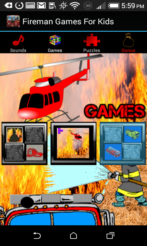 Fireman Games For Kids: Amazon.com.br: Amazon Appstore