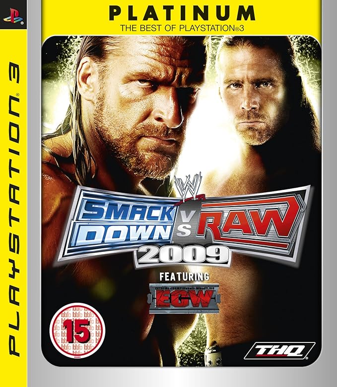 WWE Smackdown Vs. Raw 2009 - Platinum Edition (PS3): Amazon.co.uk: PC ...