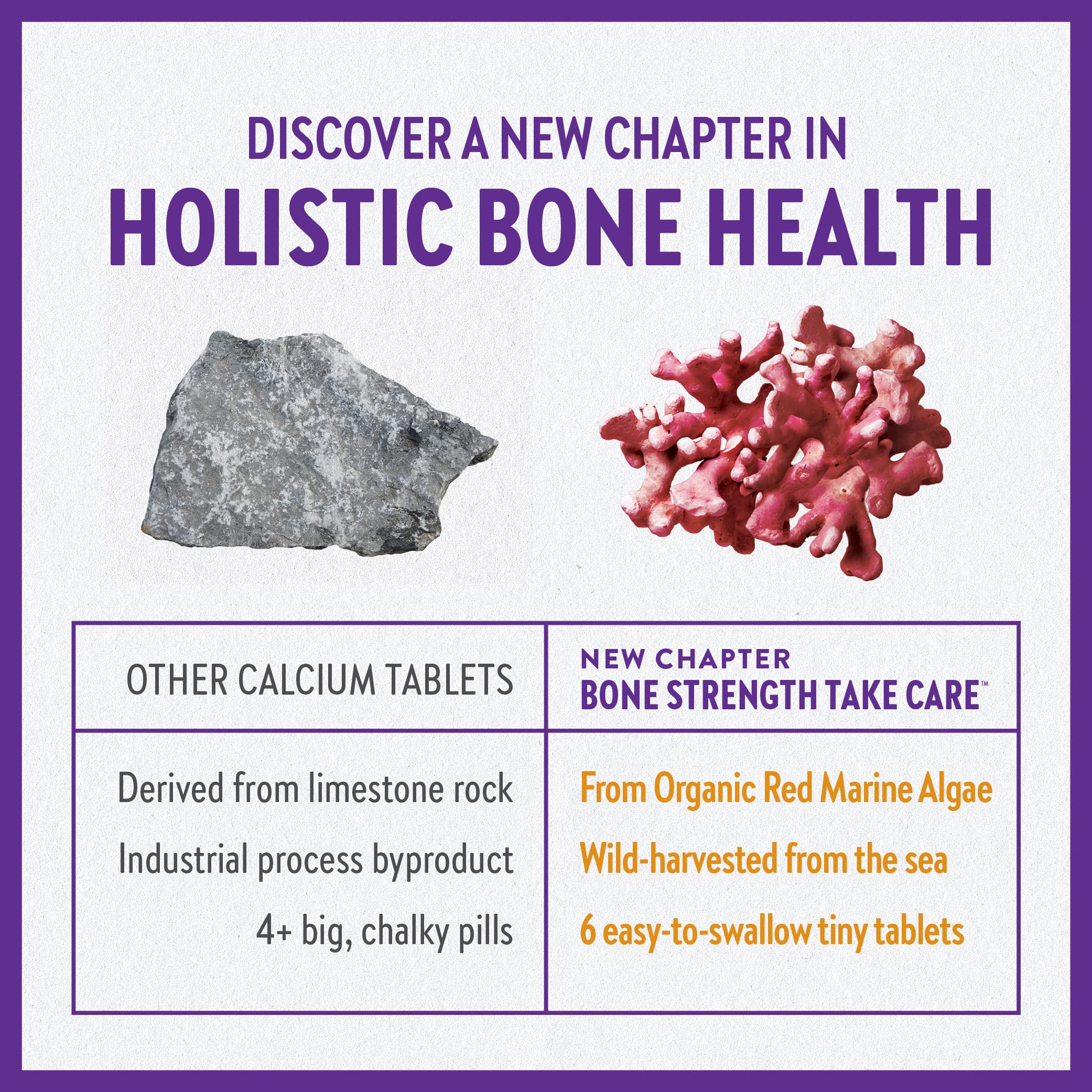 Mua New Chapter Calcium Supplement - Bone Strength Tiny Tabs Organic ...