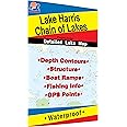 Amazon.com : Harris Chain of Lakes Fishing Map : Fishing Charts And ...