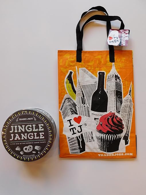 Trader Joe's Jingle Jangle Holiday Mix of Candy Treats And NY Reusable ...